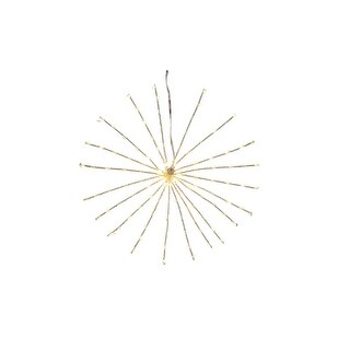 Set of 6 120-Count Warm White LED Starburst Christmas Lights, 11.75 ...