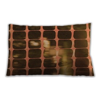 Ahgly Company Patterned Indoor-Outdoor Blood Night Red Lumbar Throw ...