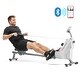 Sunny Health & Fitness SMART Compact Foldable Magnetic Rowing Machine ...