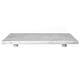 Eden Bath Rectangular Infinity Pool Sink - White Carrara Marble - Bed ...