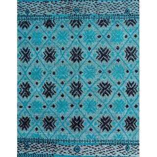 Ahgly Company Machine Washable Abstract Blue Diamond Blue Area Rugs ...