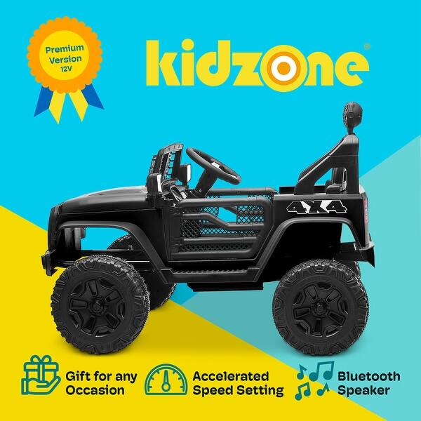 Kidzone 12V Battery Powered Electric Ride-On SUV W/ Bluetooth - On Sale ...