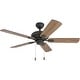 The Gray Barn Heddinge Traditional 42-inch Aged Bronze Ceiling Fan in ...