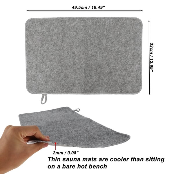 Sauna Cushion For Inside Sauna 2pcs Sauna Bench Pad Cushion Felt Seat ...