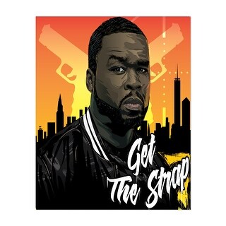 Get The Strap Illustrations 50 Cent Dorm Art Music Art Print/Poster ...