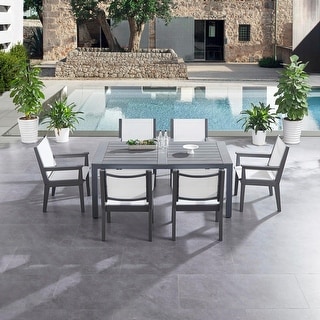 Nantucket Outdoor Dining Set of 7pcs - Bed Bath & Beyond - 40910904