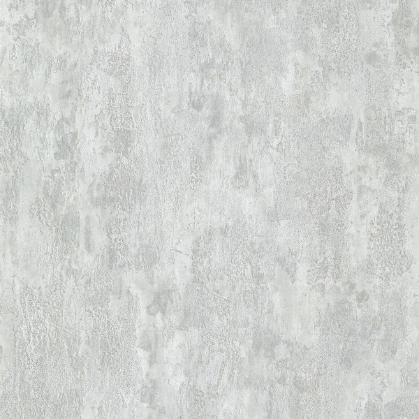 A-Street Prints Deimos Silver Distressed Texture Wallpaper - N/A - Bed ...