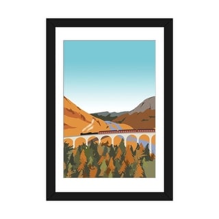 iCanvas "Train On The Glenfinnan Viaduct, Scottish Highlands, Scotland ...