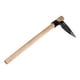 Single Head Sharp Hoe 16" Garden Hoe Tools with Wooden Handle - Black ...