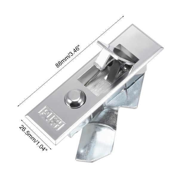 Electric Cabinet Panel Cam Lock Push Button Type Door Locks 1 Pair ...