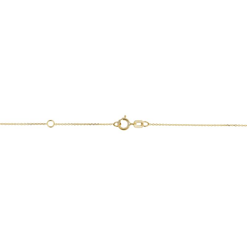 Fremada 14k Yellow Gold Tube Layer Adjustable Length Necklace (adjusts ...