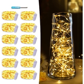 Fairy Lights Battery Operated LED Jar Light String Lights - 3 Pack ...