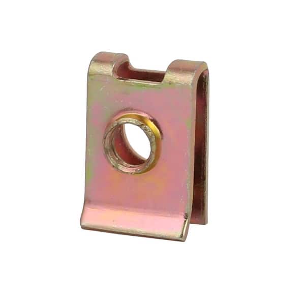 20pcs M5 Thread Size 65Mn Spring Steel Zinc Plated Extruded U Nut Tone ...