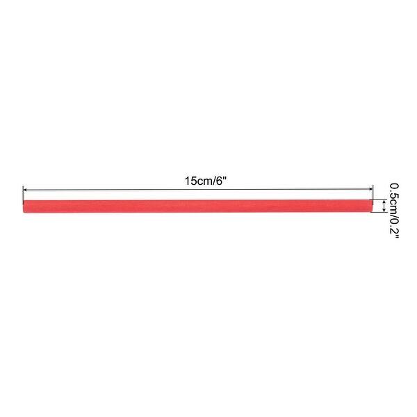 Colorful Wood Craft Sticks, 6 Inch Rainbow Round Wooden Crafts Stick ...