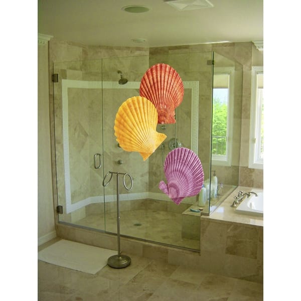 shell decorations for bathroom