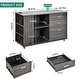 Wood File Cabinet with Charging Station Mobile Lateral Filing Cabinet ...