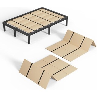 Foldable Bed Support Slats for Mattress, Lightweight and Portable ...