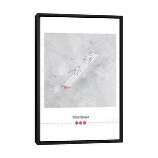 iCanvas "72nd Street Station 3D Map Poster" by Project Subway NYC ...