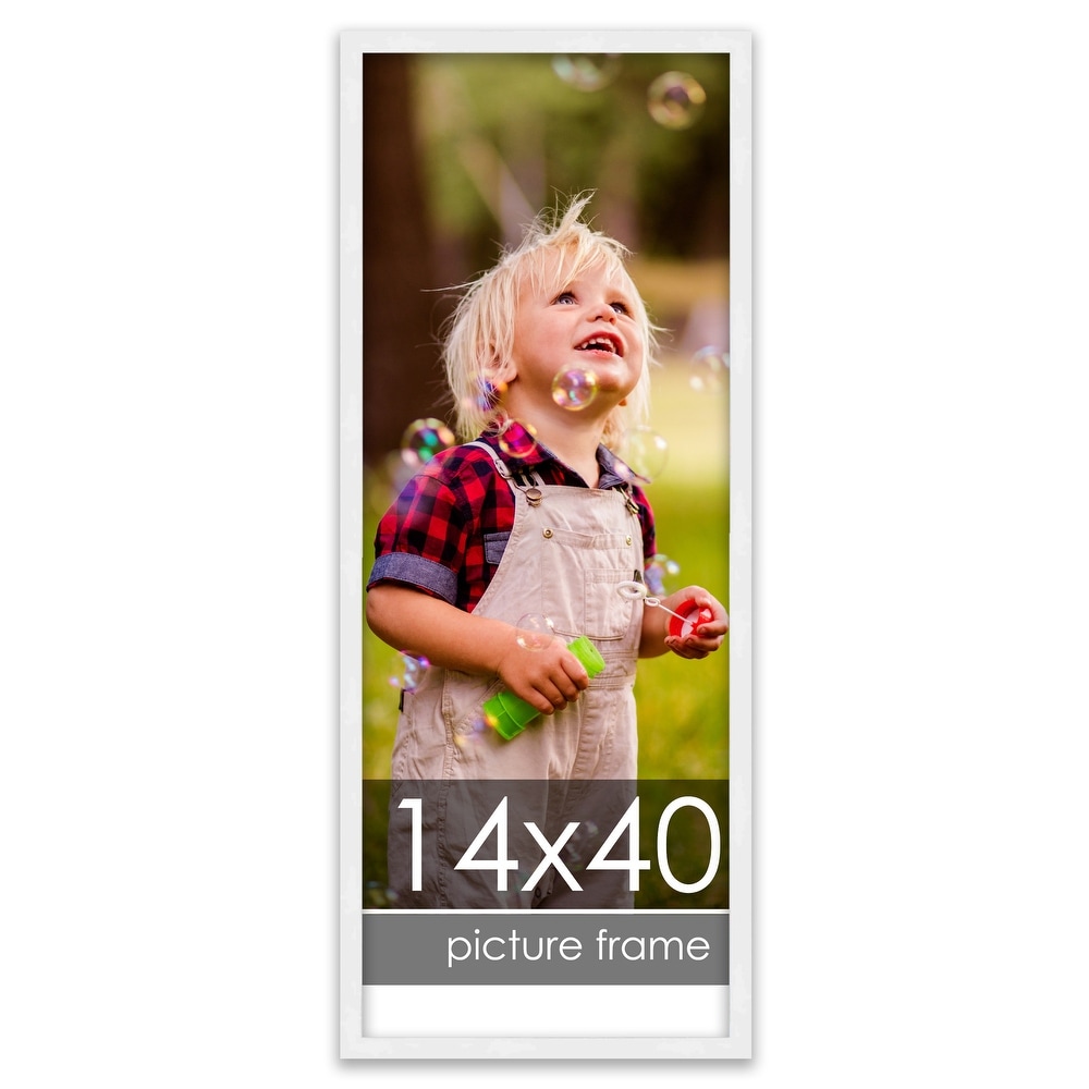 40x20 Contemporary White Wood Picture Panoramic Frame - Panoramic ...
