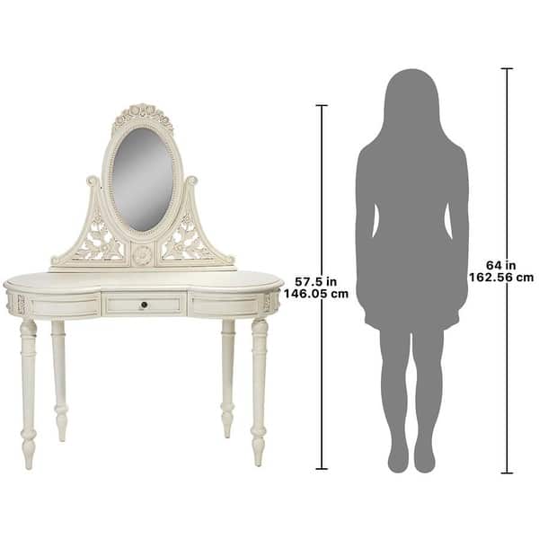 Design Toscano Mademoiselle Madelyn French Vanity Dressing Table - Bed Bath & Beyond - 32255257