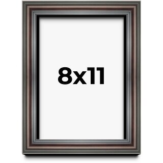 8x11 Shadow Box Frame Brown Cherry | 2.625 Inches Deep Pine Wood - Bed ...