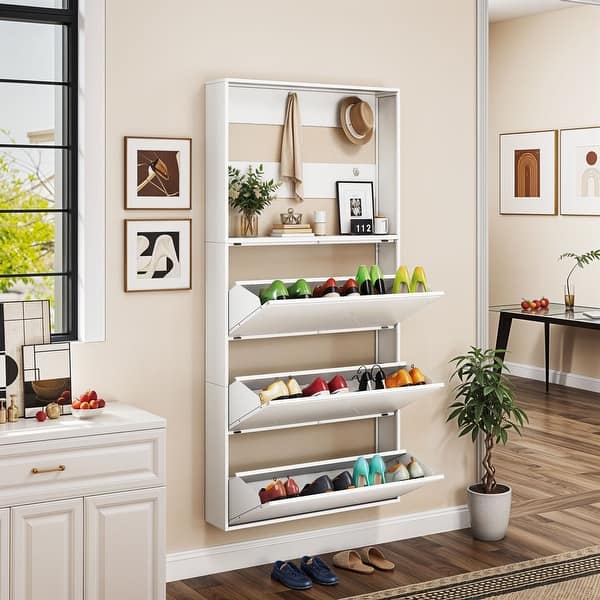 standing shoe rack