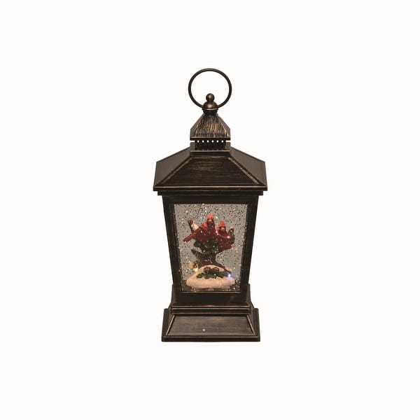 Transpac Artificial Multicolor Christmas Light Up Cardinal Water ...