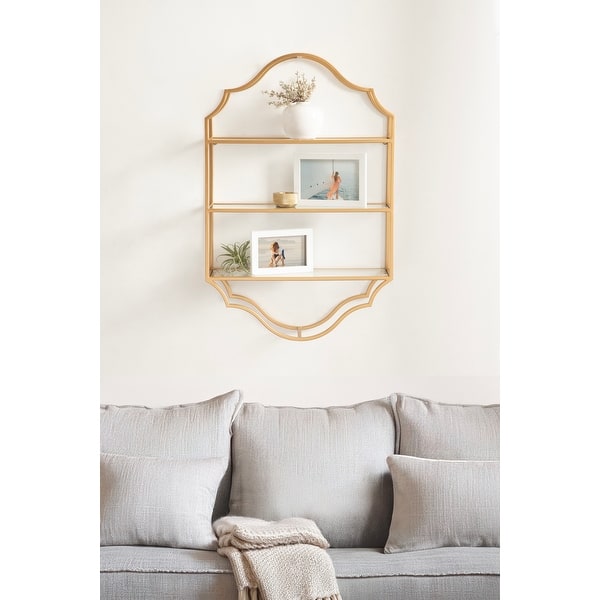 Kate and Laurel Leanna Tiered Wall Shelf - Bed Bath & Beyond - 40891636