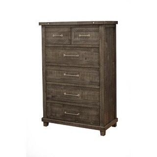 Vilo Home Industrial Charms Gray Distressed Chest - Bed Bath & Beyond ...