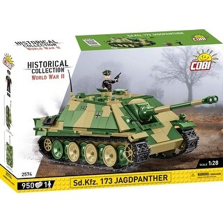 COBI 2574 WWII Sd.Kfz.173 Jagdpanther Tank Building Sets, 950 Pieces ...