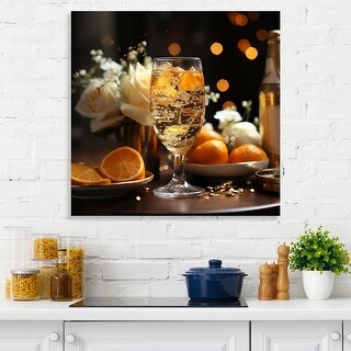 Designart "Peach Soda Radiant Fizz I" Soda Wall Art - Bed Bath & Beyond ...