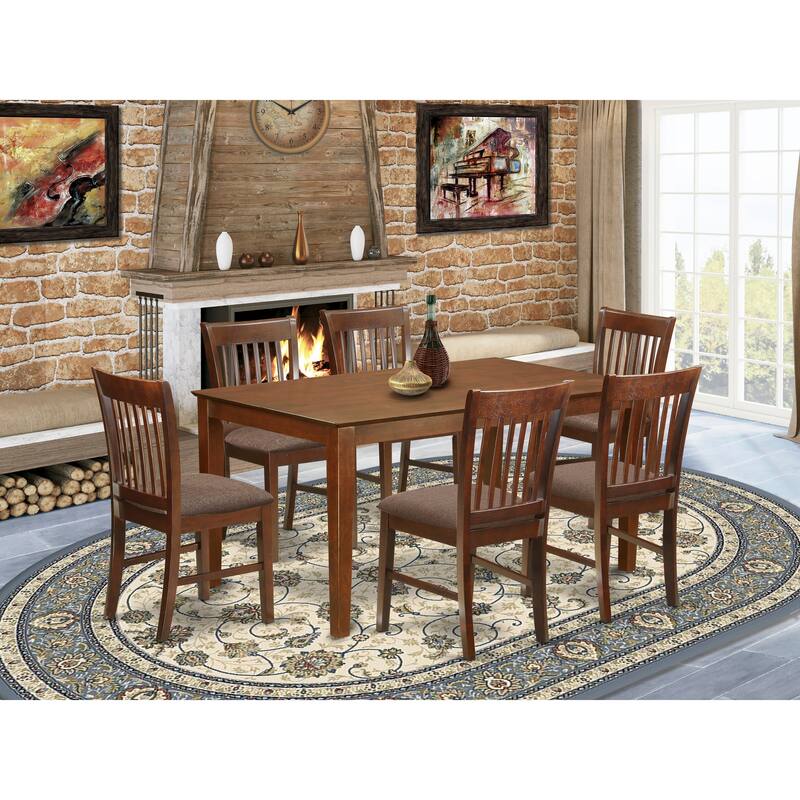 mahogany dining table set