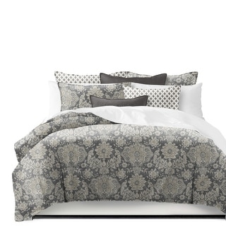 Osha Mocha/Charcoal Comforter and Pillow Sham(s) Set - Bed Bath ...