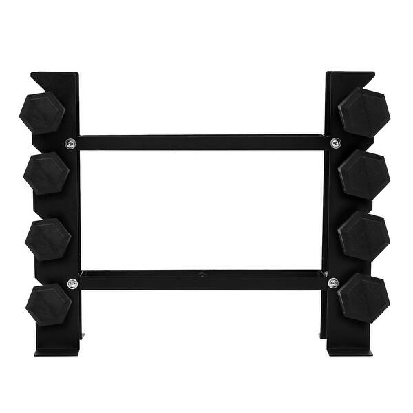 Dumbbell Stand Free Weight Stand 4 Tiers 400LB Capacity Compact ...