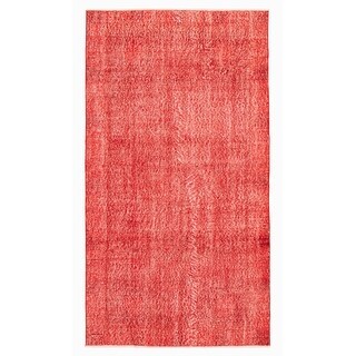 ECARPETGALLERY Hand-knotted Color Transition Red Wool Rug - 3'7 x 6'7 ...