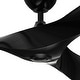 52-inch Nautical Black ABS 3-Blade Propeller Ceiling Fan with Remote ...