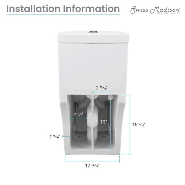 Sublime One Piece Elongated Toilet with Touchless Retrofit Dual Flush 1 ...