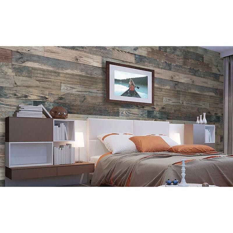 Rustic Look Naturally Weathered Reclaimed Barn Wood Panels - 14pc ...