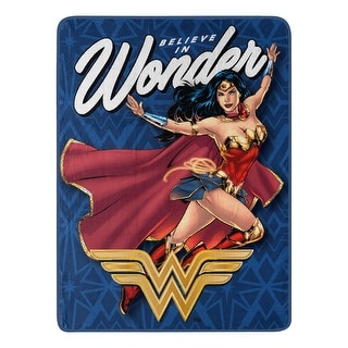 Wonder Woman Believe In Wonder Micro Raschel Throw - Bed Bath & Beyond ...