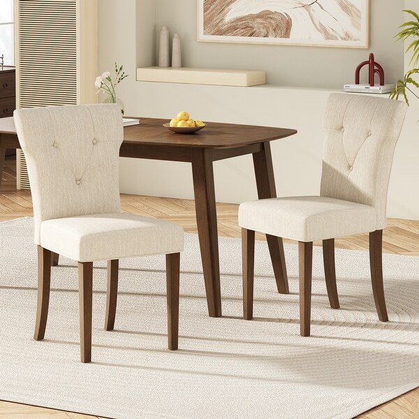 Rectangle solid rubberwood Dining Table and iconic splayed legs Mid Century Modern Walnut Bed Bath Beyond 42395780
