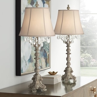 34" French Candlestick Buffet Lamps Set of 2 - 14" x 34" - Bed Bath ...