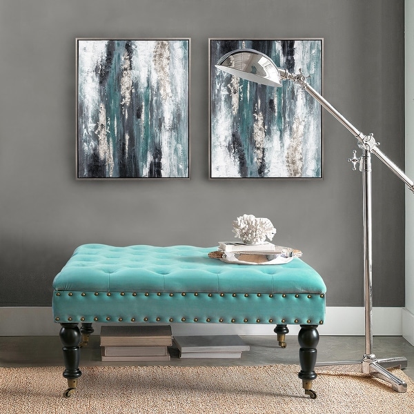 Home Soft Things Supersoft Tufted Coffee Table Ottoman 33 x 33 x 18 On Sale Bed Bath Beyond 30106023