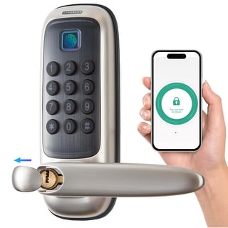 Keypad Smart Door Lock with Handle - Bed Bath & Beyond - 42337533