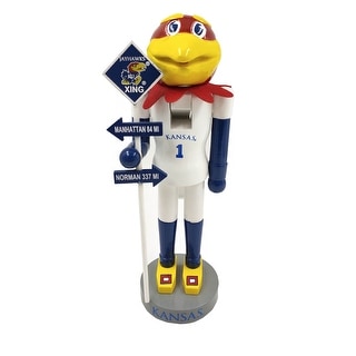 12 inch Kansas Jayhawks Rivalry Nutcracker - white - Bed Bath & Beyond ...