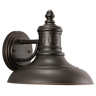 Single barn wall light fixture with bronze finish - Bed Bath & Beyond ...