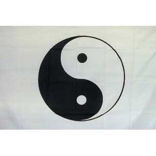 2 Yin Yang Flag Fl115 Flags Banners Banner Decor Ying Good Evil Happy ...