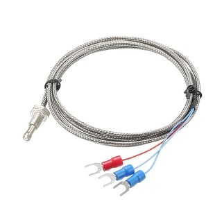 K Type Temperature Sensor M6 Thermocouple 5ft -50 to 200°C(-58 to 392°F ...