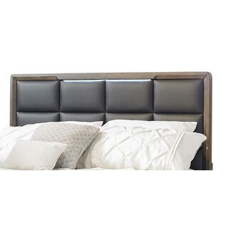 Valencia Panel Headboard with Lights in Warm Coffee - Bed Bath & Beyond ...