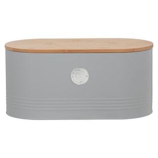 Living Grey Bread Bin - Bed Bath & Beyond - 33344687
