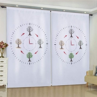 Pro Space Rod Pocket Blackout Curtains Thermal Insulated(2 Panels Set ...